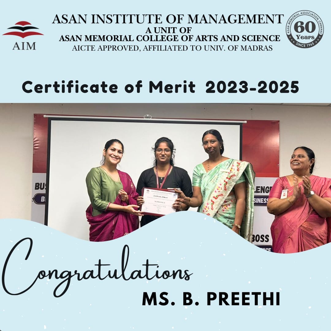 Outstanding Academic Performance – Ms. B. Preethi – MBA and MCA ...