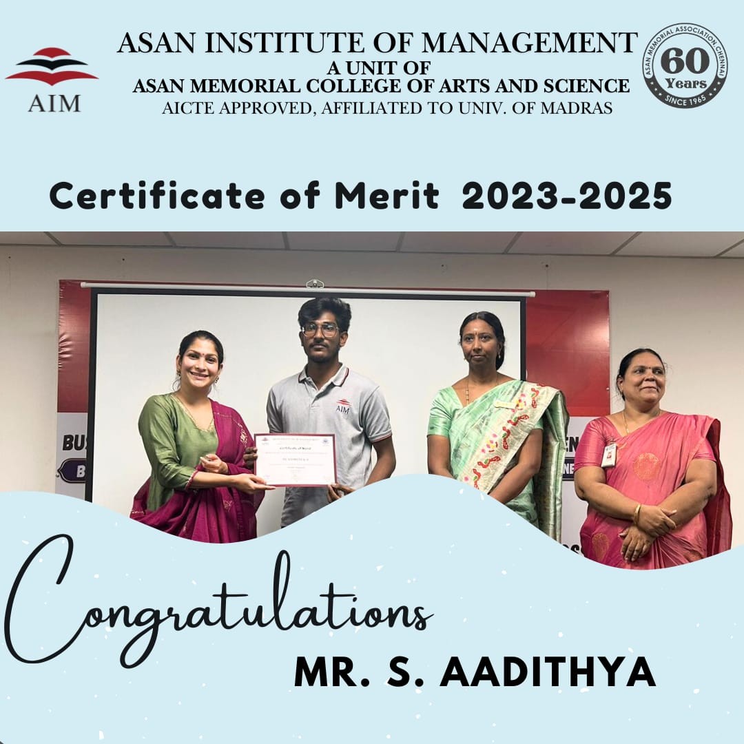 Recognition of Outstanding Academic performance in the subject – Mr. S ...